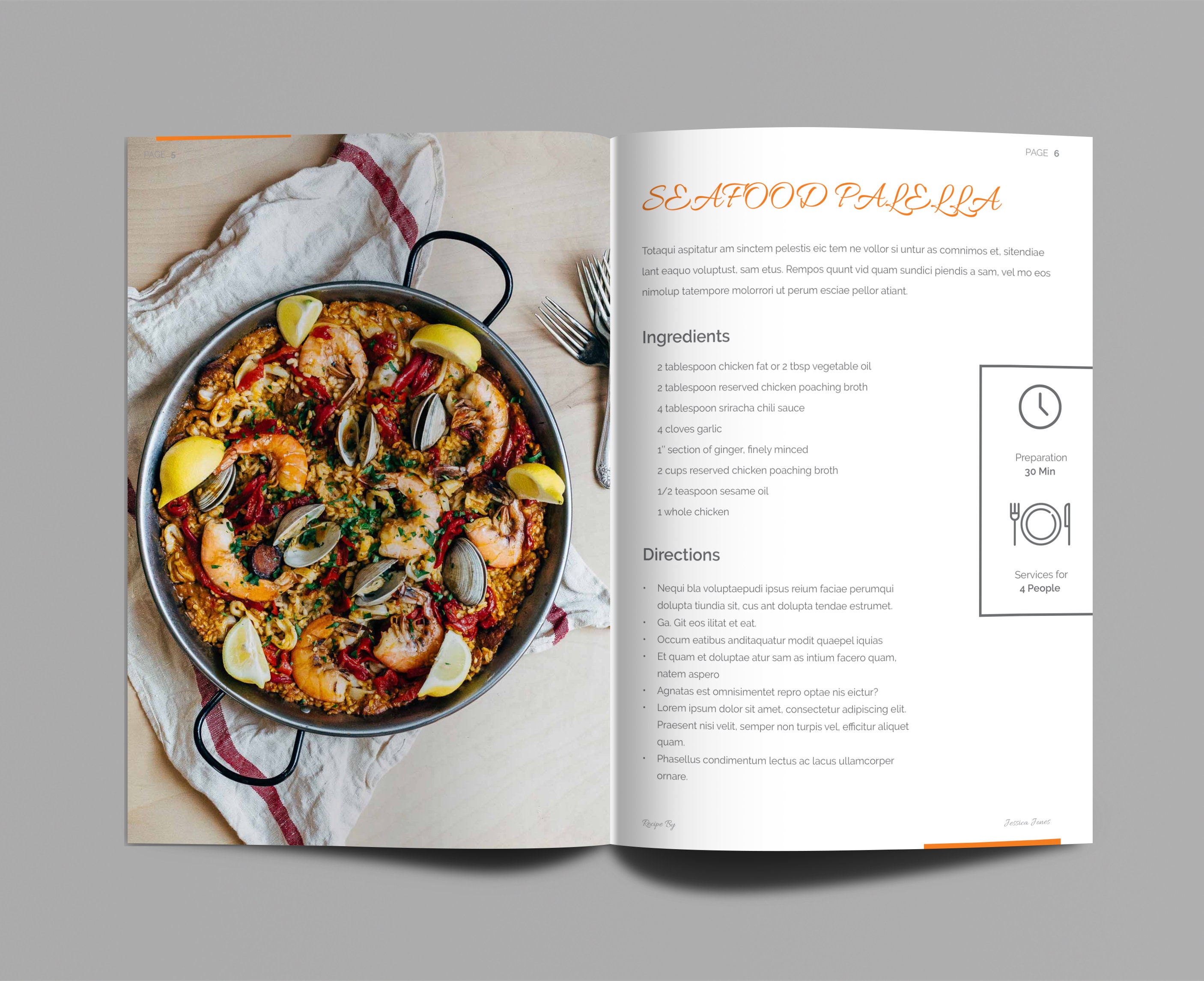 Recipe Template Recipe Book Recipe Book Template - Etsy