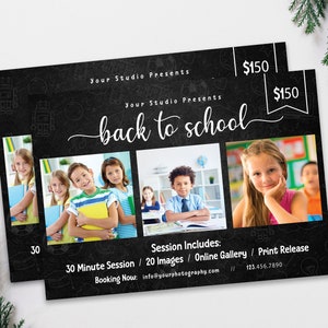 Back to School Mini Session Template Back to School Sessions - Etsy