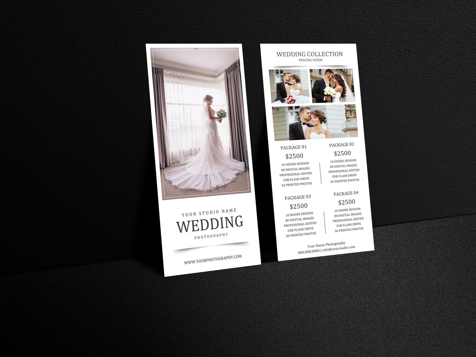 Photography Rack Card Template Photography Pricing Guide - Etsy