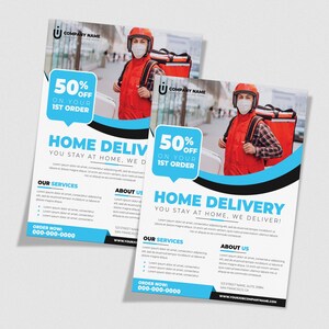 Delivery Service Flyer | Multipurpose Home Delivery Service Flyer ...
