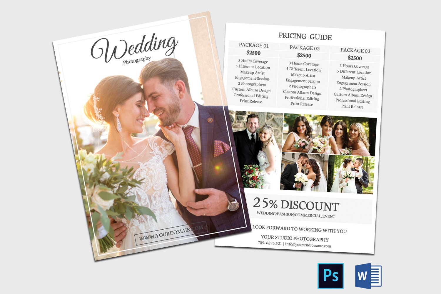 Wedding Photography Price List Photography Pricing Guide | Etsy