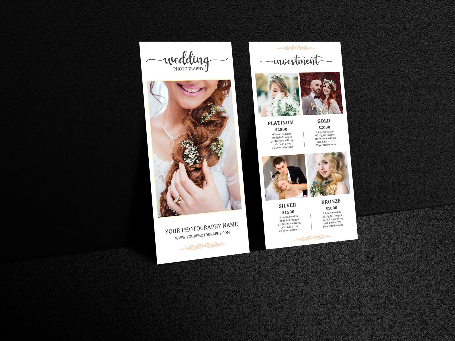 Photography Rack Card Template Photography Pricing Guide - Etsy