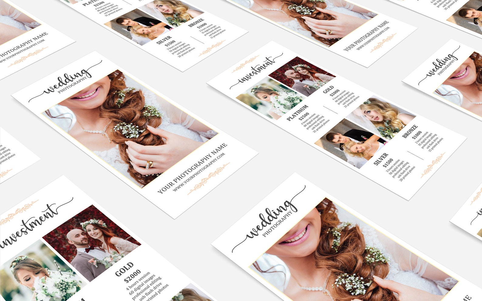 Photography Rack Card Template Photography Pricing Guide - Etsy