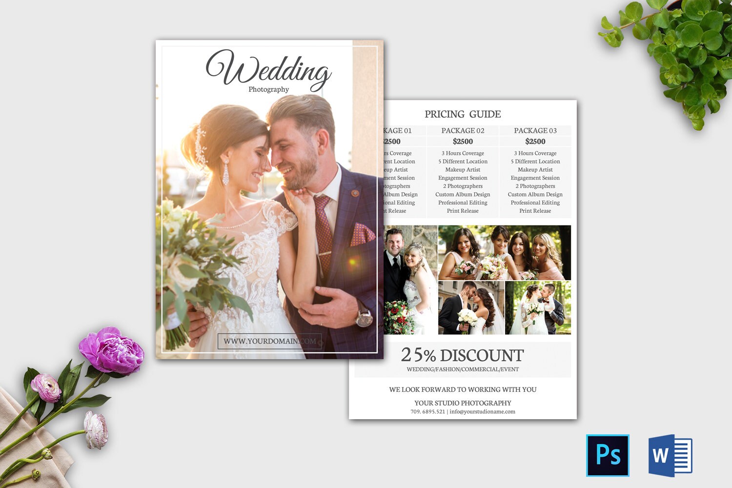 Wedding Photography Price List Photography Pricing Guide | Etsy