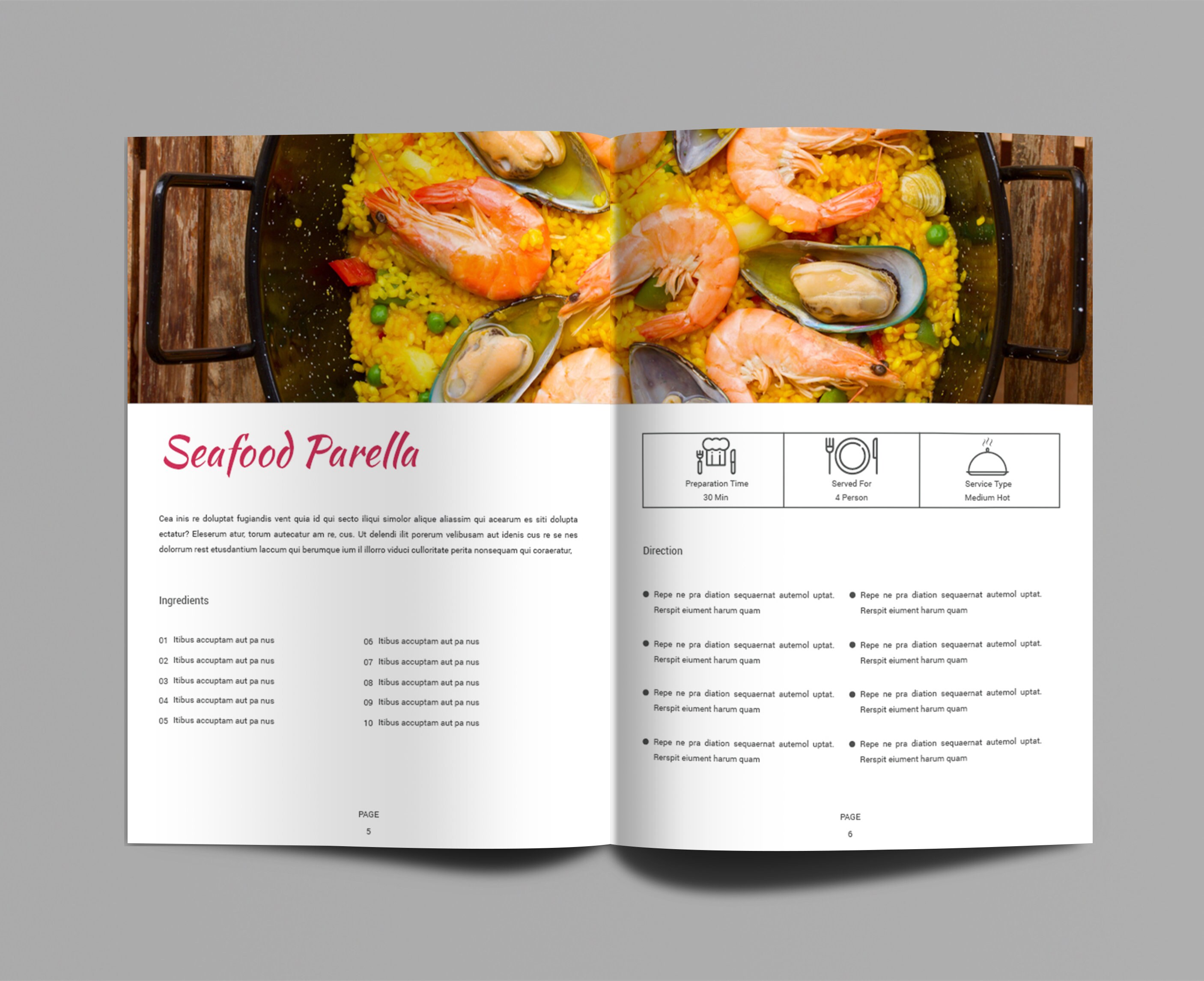 Recipe Book Recipe Template Recipe Book Template - Etsy
