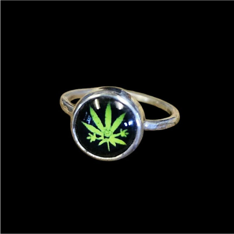 Marijuana Ring - Etsy