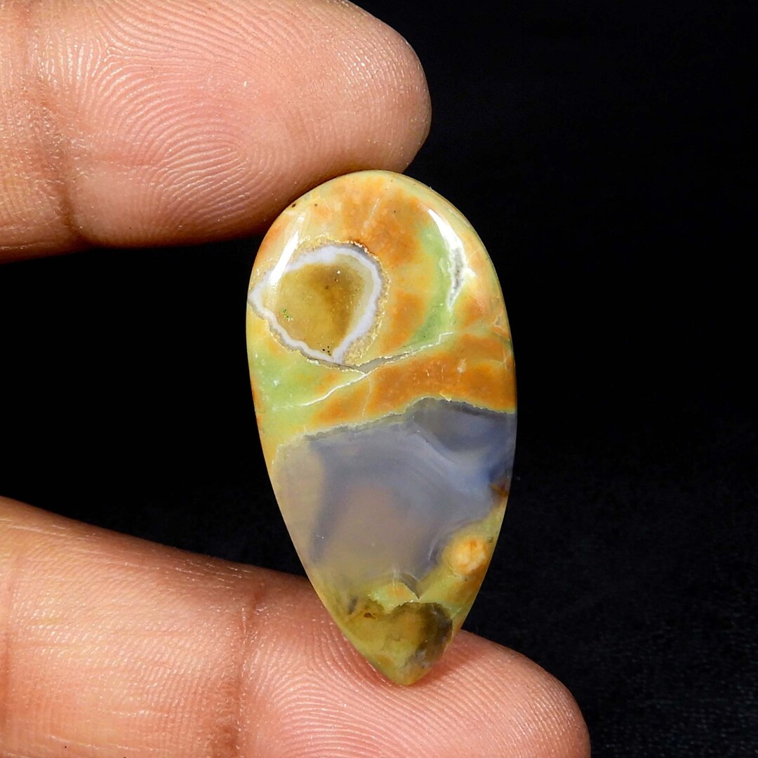 Rhyolite Jasper Cabochon. Fabulous Rhyolite Jasper Gemstone. - Etsy