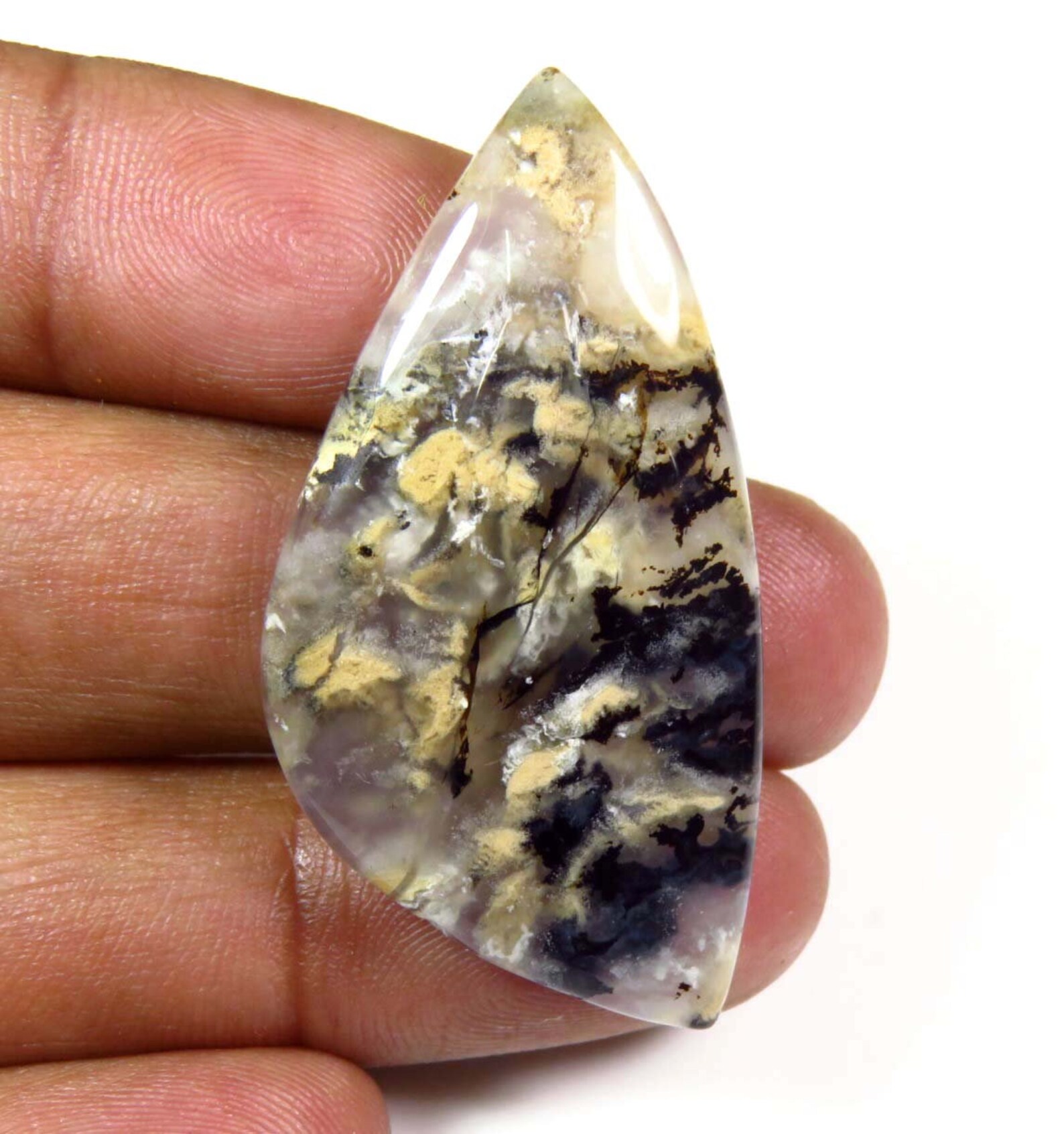 Natural Tiger Dendrite Agate. Antique Dendrite Agate | Etsy