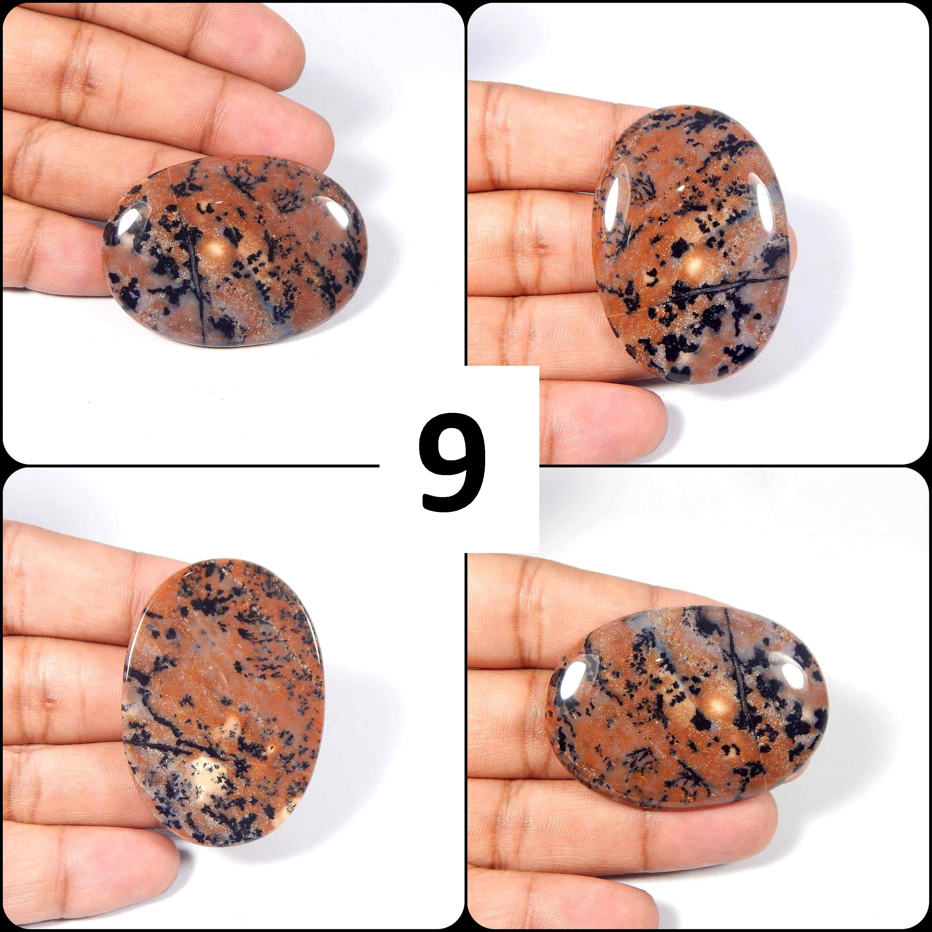 Massive~ Honey Dendrite Gemstone. Red Honey Dendrite Opal. Natural ...