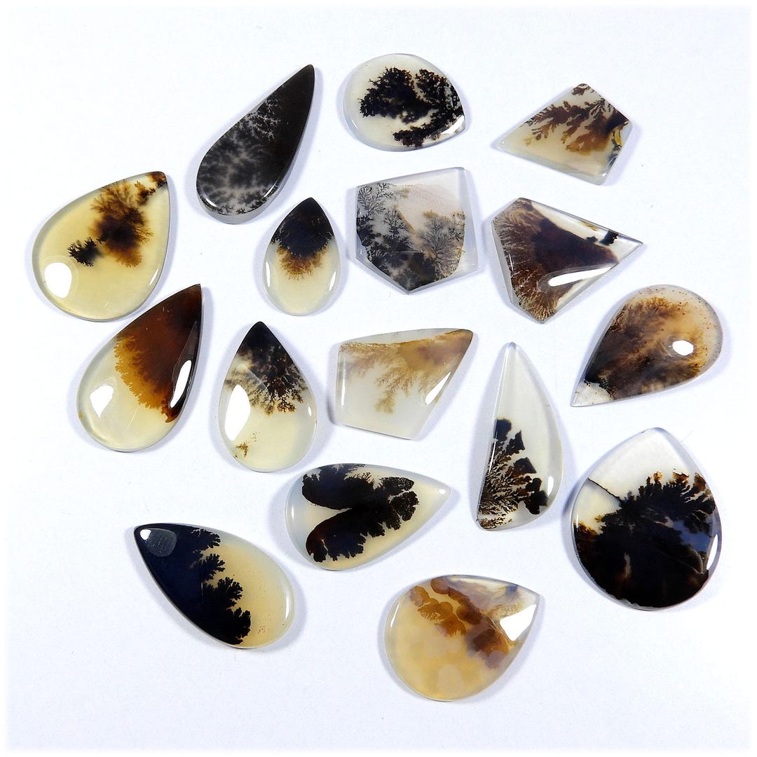 Natural Scenic Dendritic Gemstone. Shazar Dendrite Gemstone. Charming ...