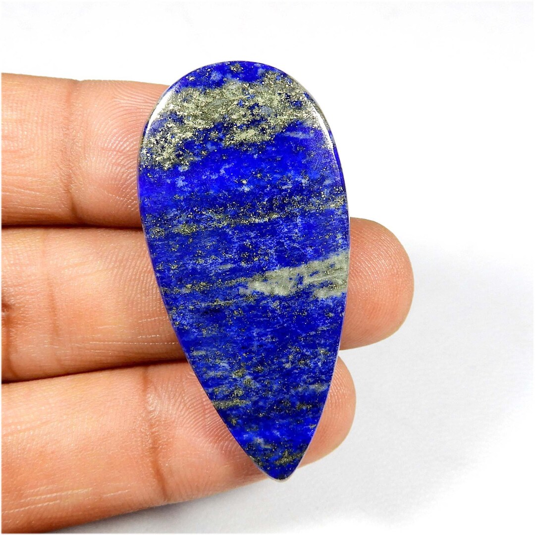 Blue Lapis Lazuli Gemstone. Natural Lapis Lazuli Cabochon. Designer ...
