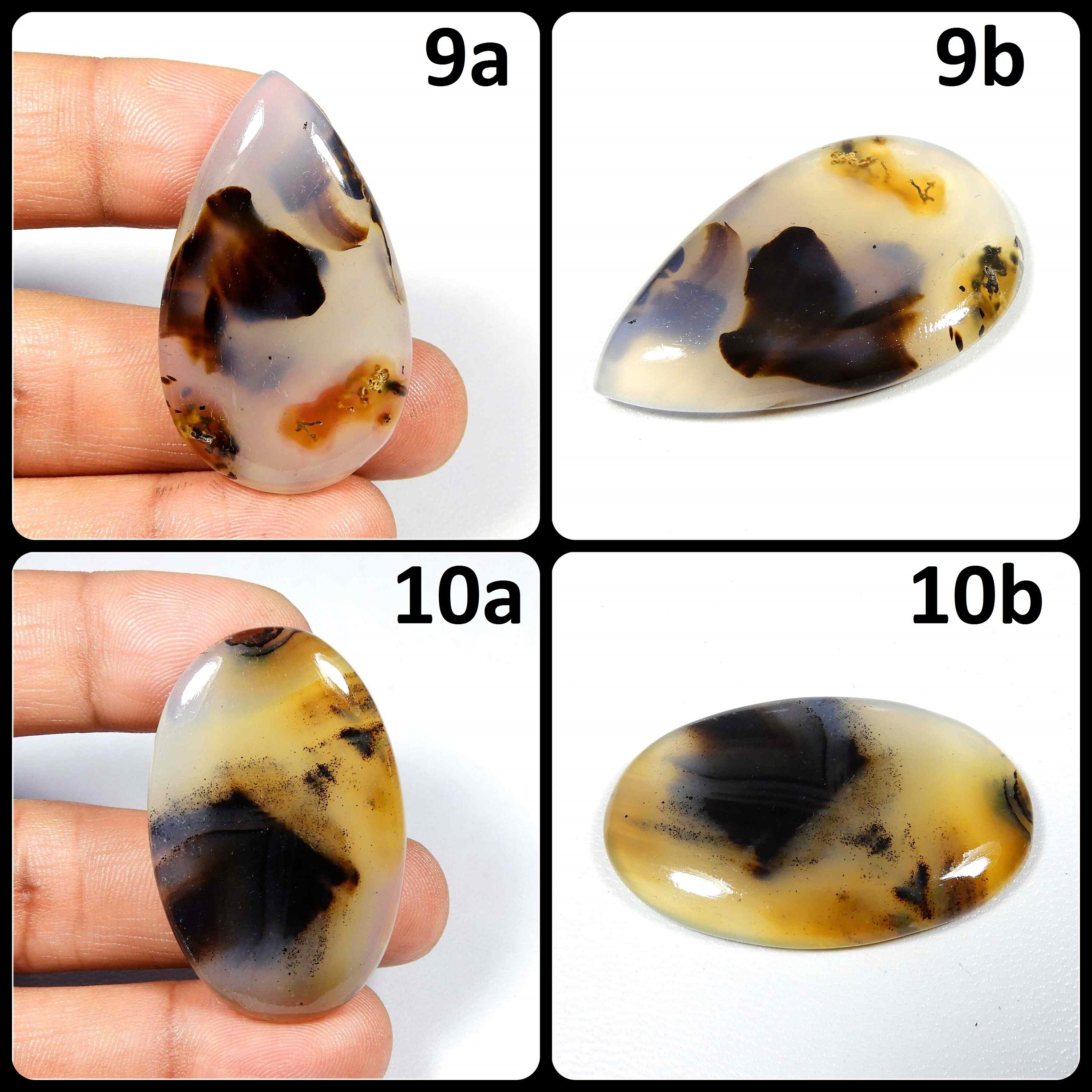 Trendy~ Yellow Montana Agate. Natural Montana Agate Cabochon. Montana ...