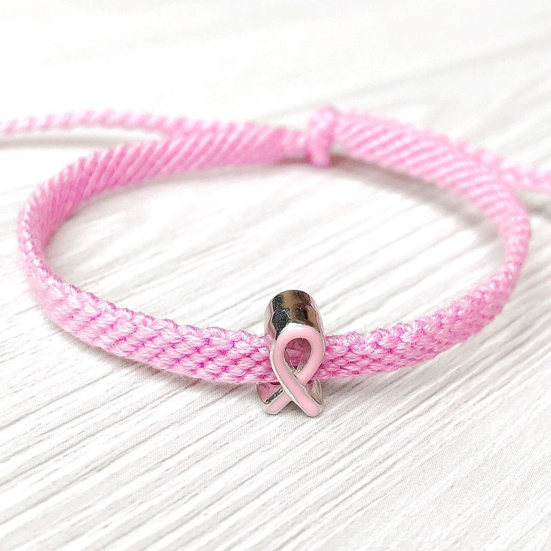 Breast Cancer Bracelet - Etsy