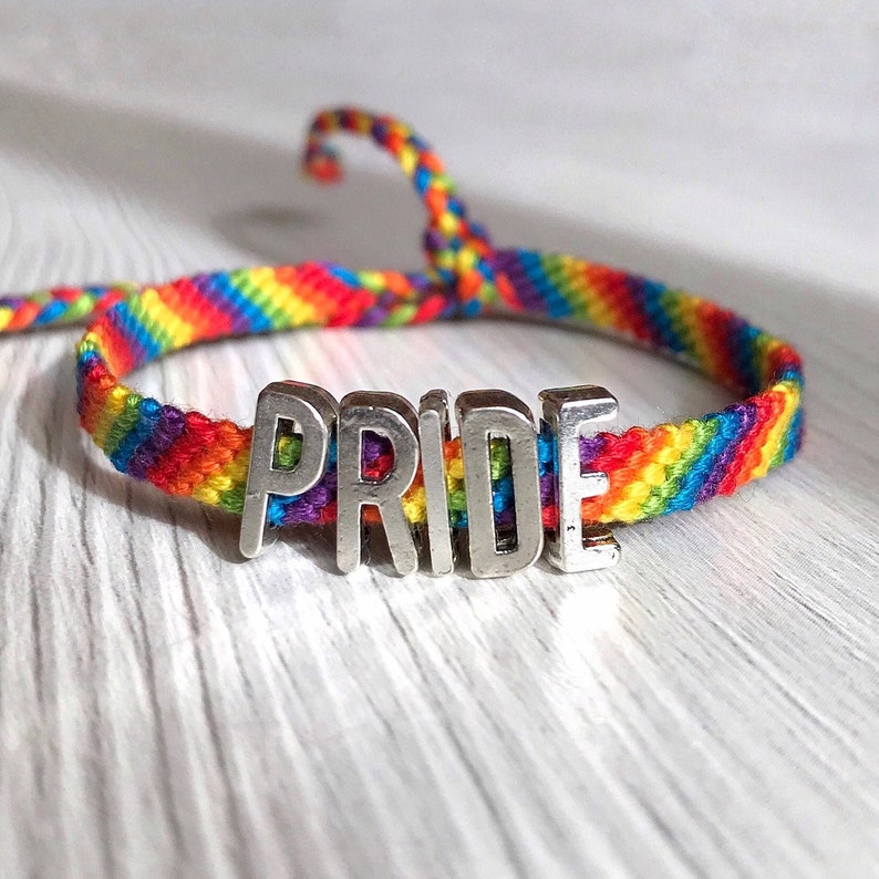 Love Pride Bracelet Lgbt Jewelry Queer Pansexual Bisexual Etsy