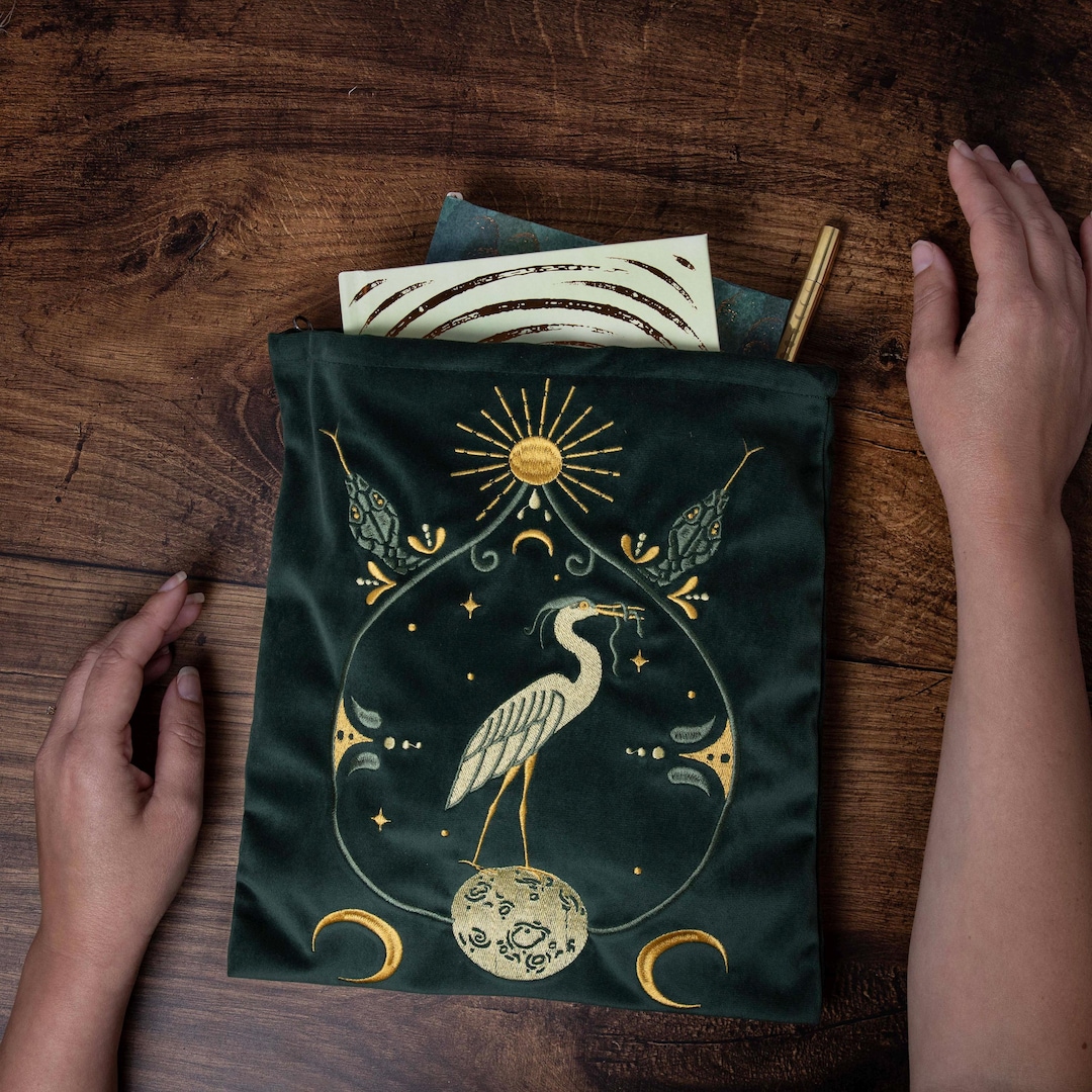 Heron Booksleeve - Etsy
