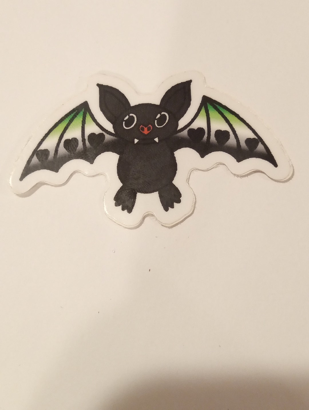 2 Vinyl Bat Sticker Aromantic Asexual Bisexual Demiboy Demigirl Gay - Etsy