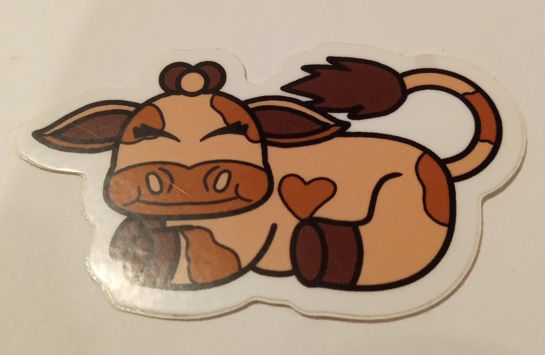 2 Vinyl Milkshake Cow Stickers - Etsy