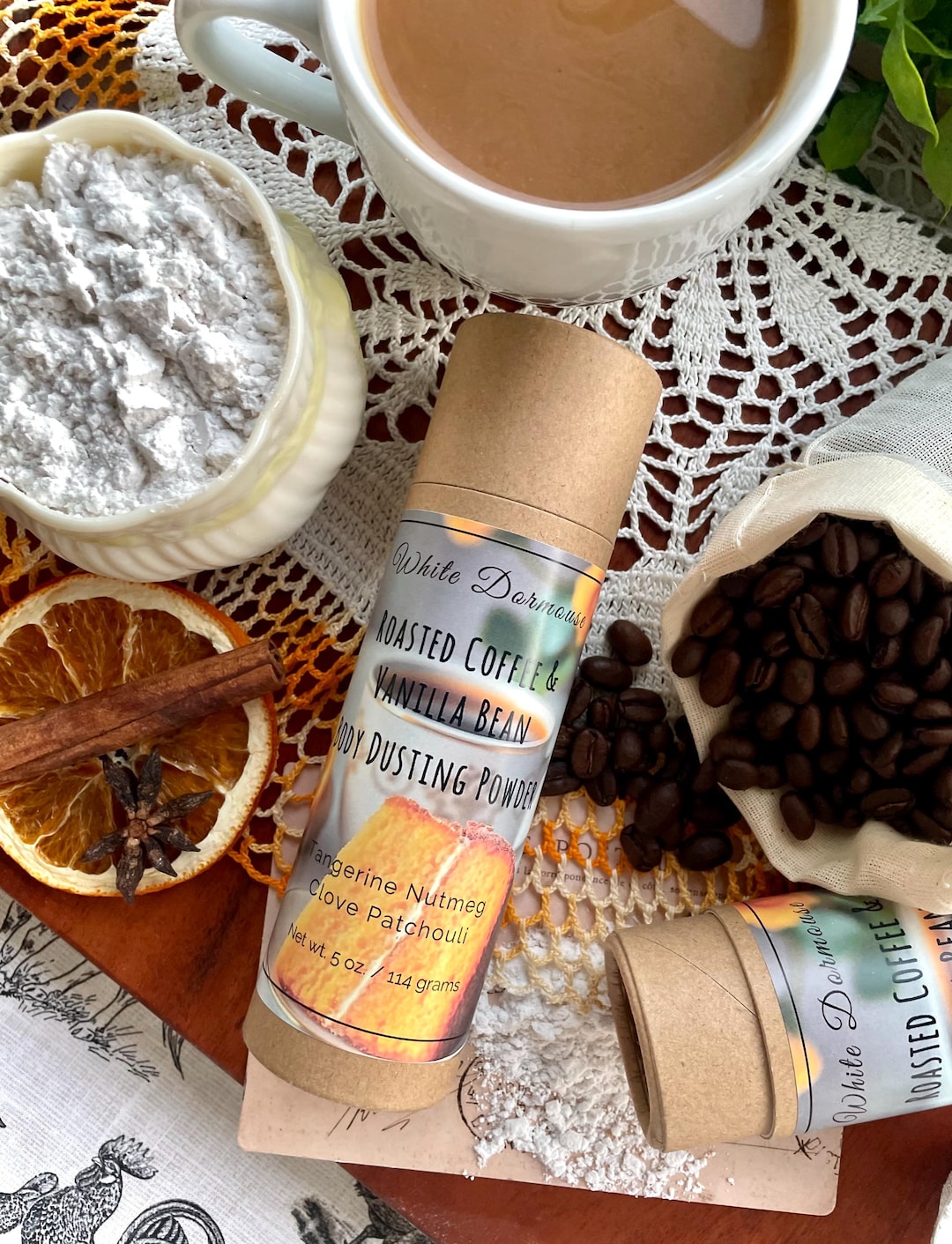 Roasted Coffee Body Powder Coffee Products Talc Free Deodorant With ...