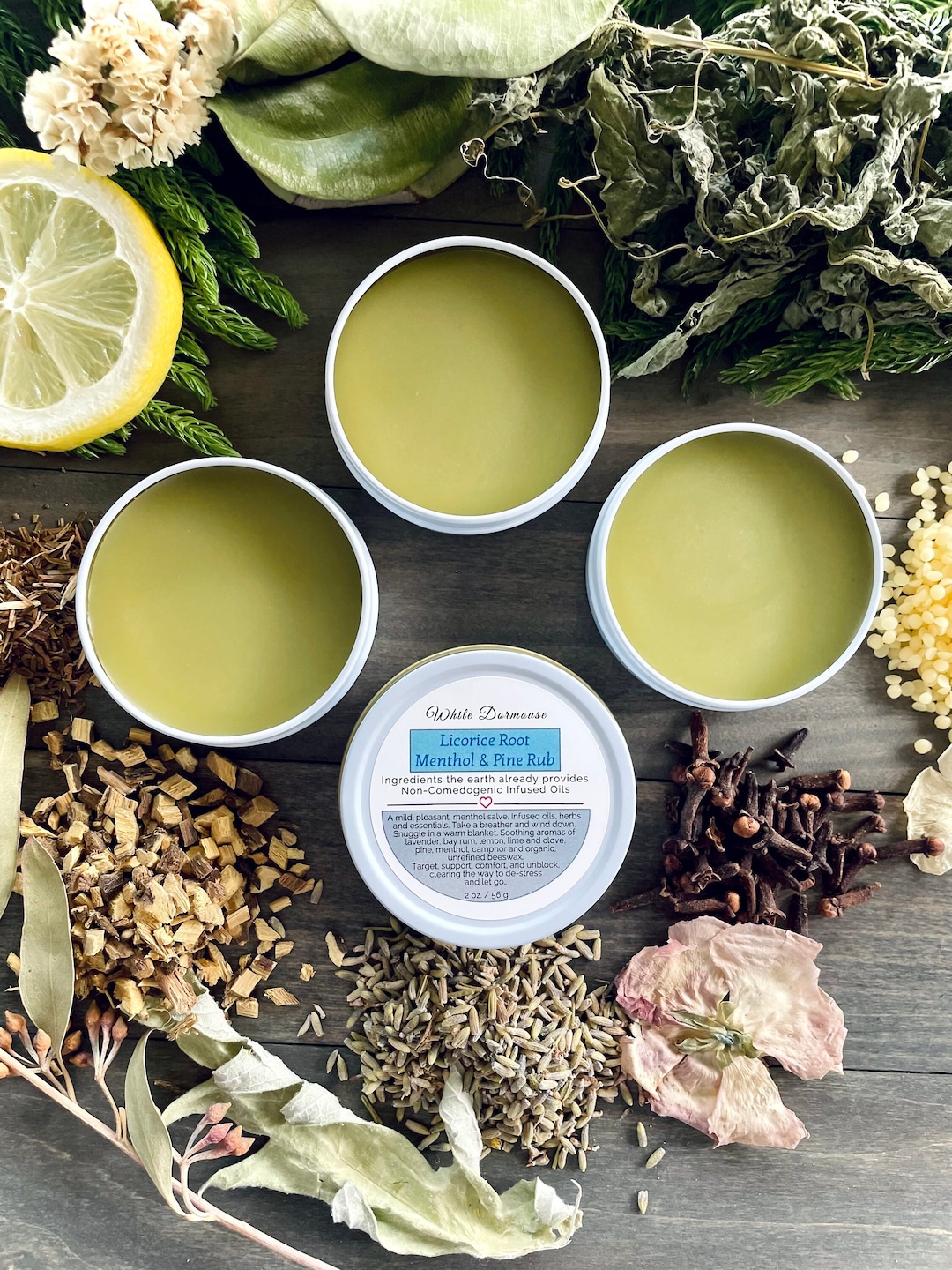 Menthol Rub Licorice Root & Pine Take a Breather Wind Down Infused Oils ...