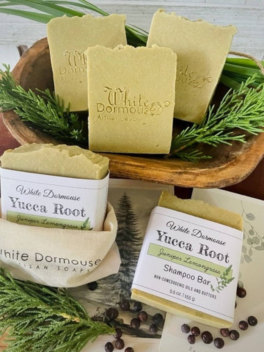 Yucca Root Shampoo Bar Juniper Lemongrass - Etsy