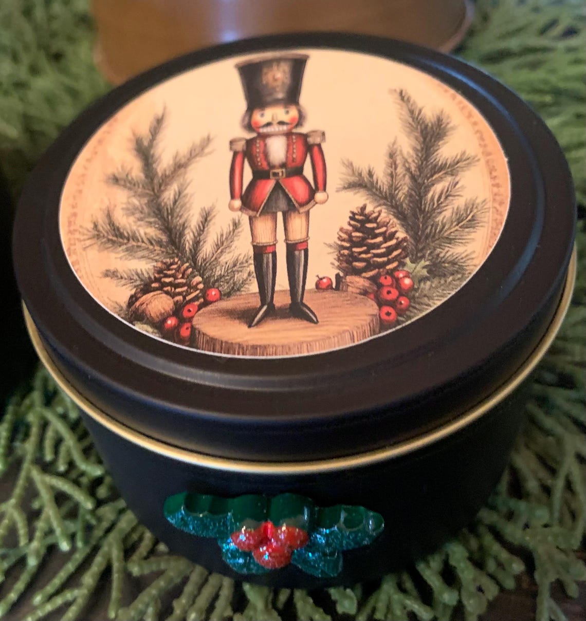 Spiced Chestnut 8 Oz Candle Tin - Etsy