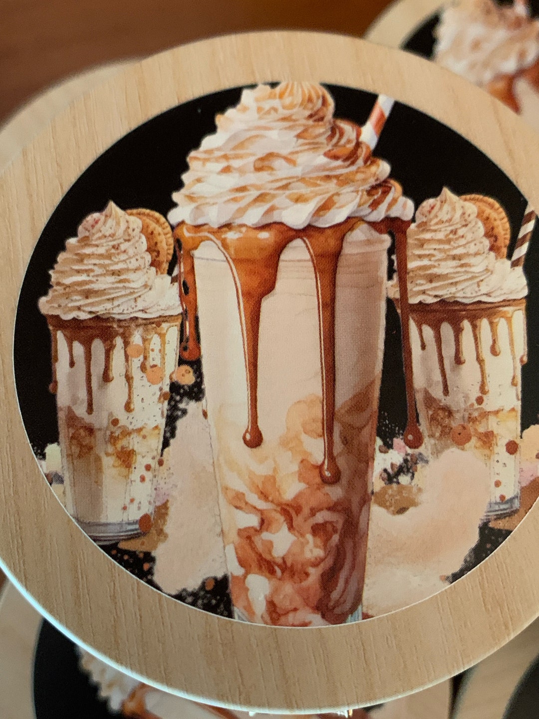 Salted Caramel Milkshake 8 Oz Soy Candle Tin - Etsy