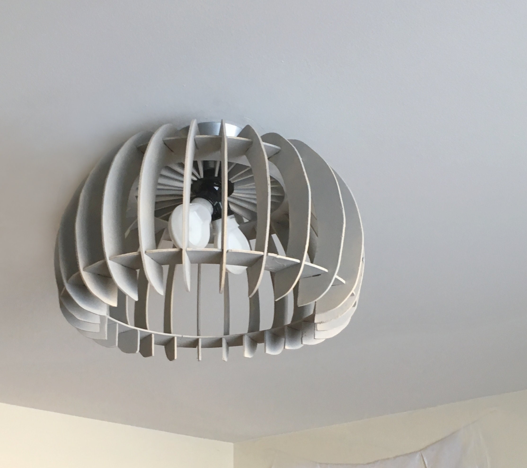 Large Lampshade 3D Cut File Template. Digital Download PDF, SVG for DIY ...