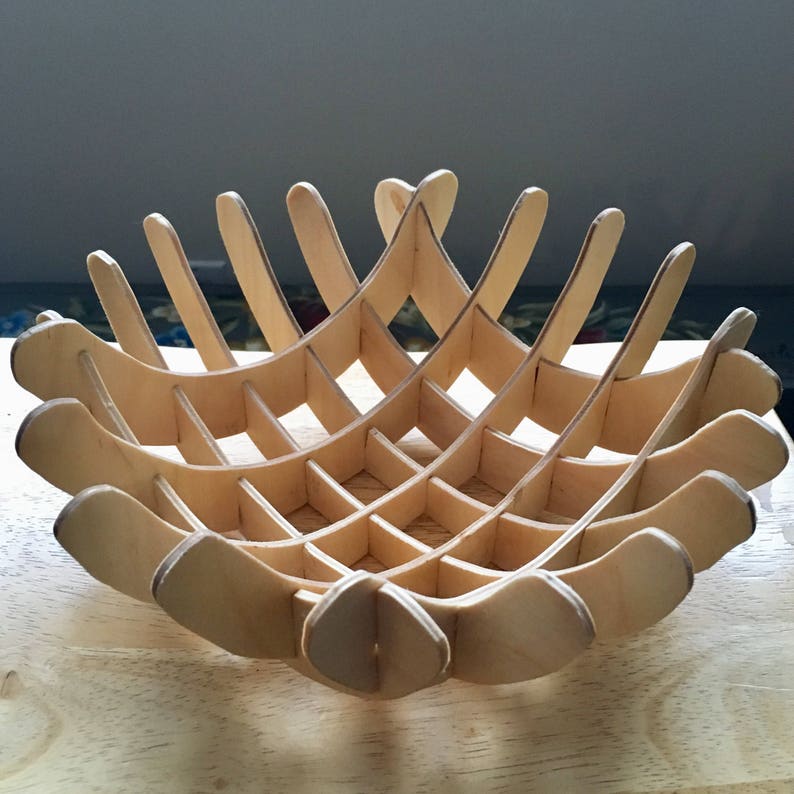 Wood Bowl Laser Cut File SVG, PDF . Digital Download Template to DIY ...