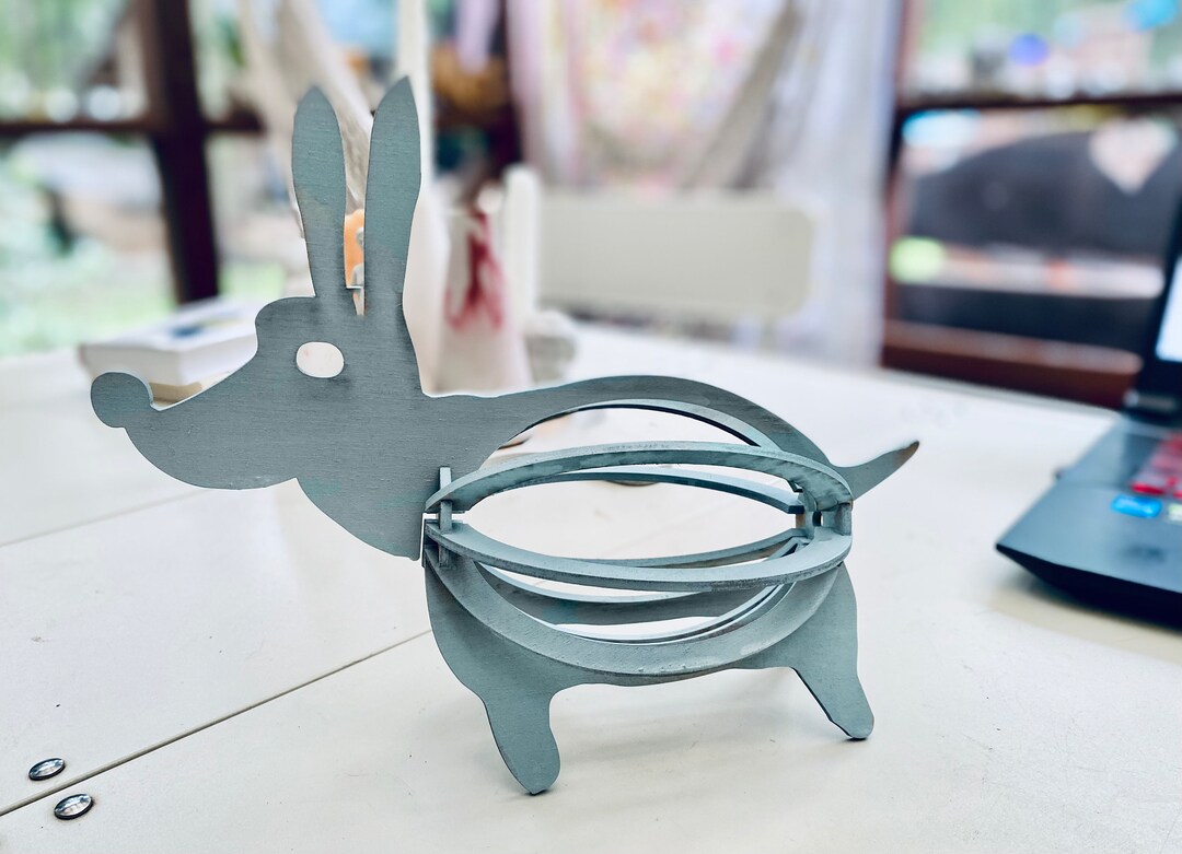 Flying Dog 3d SVG File. Digital Downloadable Template DIY Modern ...