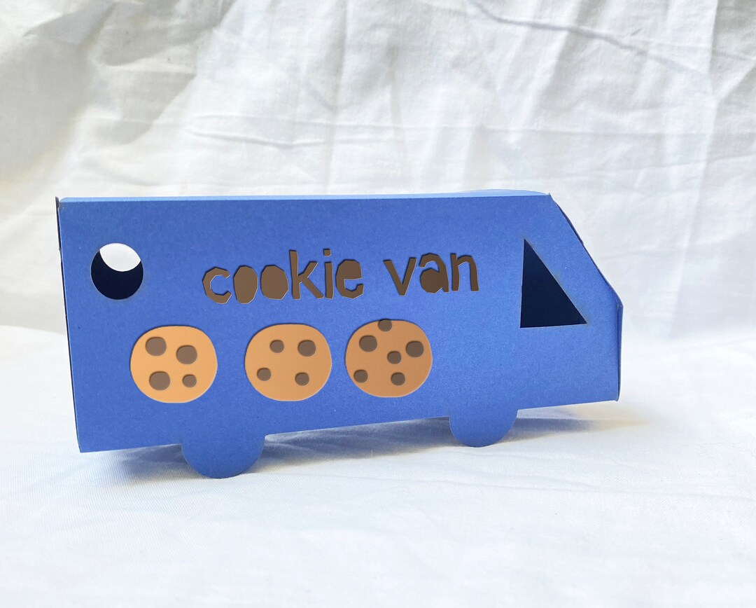 Van Box 3D Papercraft. You Get Pdf SVG DXF Digital File Templates and ...