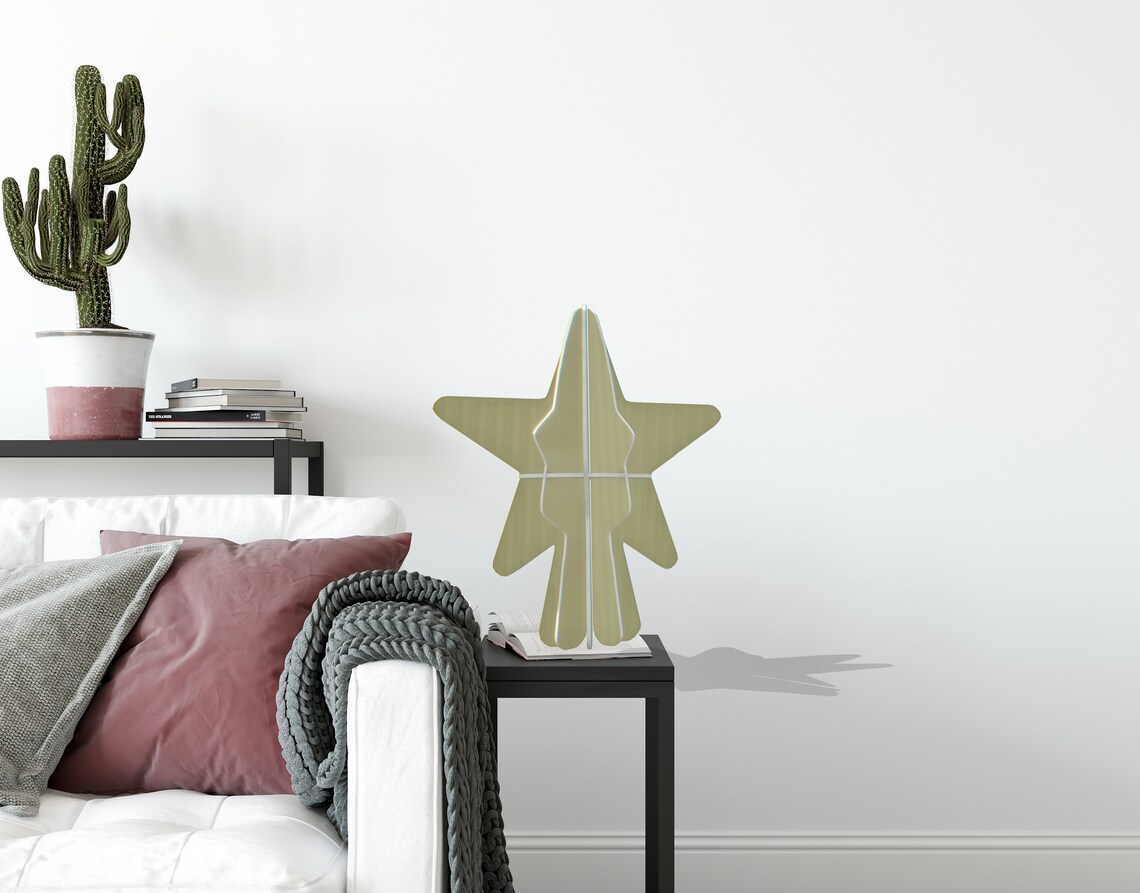Standing Star Cut File PDF SVG Digital Download Template DIY - Etsy