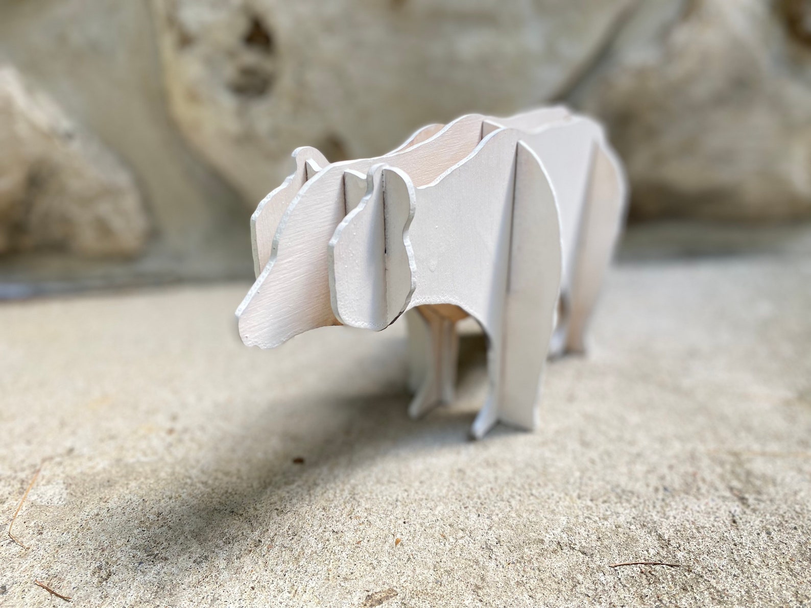 Bear 3D Cut File. Digital Downloadable PDF and 3D SVG Cut Files. Use ...