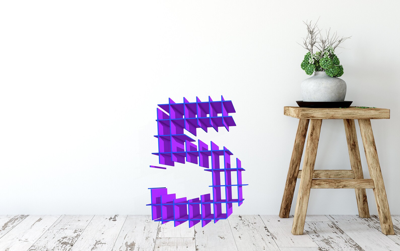 Number 5 Laser Cut SVG Files. Digital Download Template DIY Unique ...