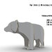 Bear 3D Cut File. Digital Downloadable PDF and 3D SVG Cut Files. Use ...