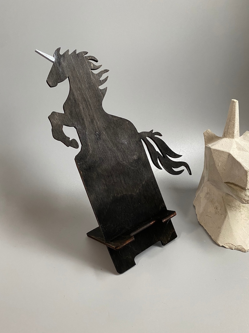 Unicorn Phone Stand SVG File Template. Downloadable ,stand iPhone Dock ...