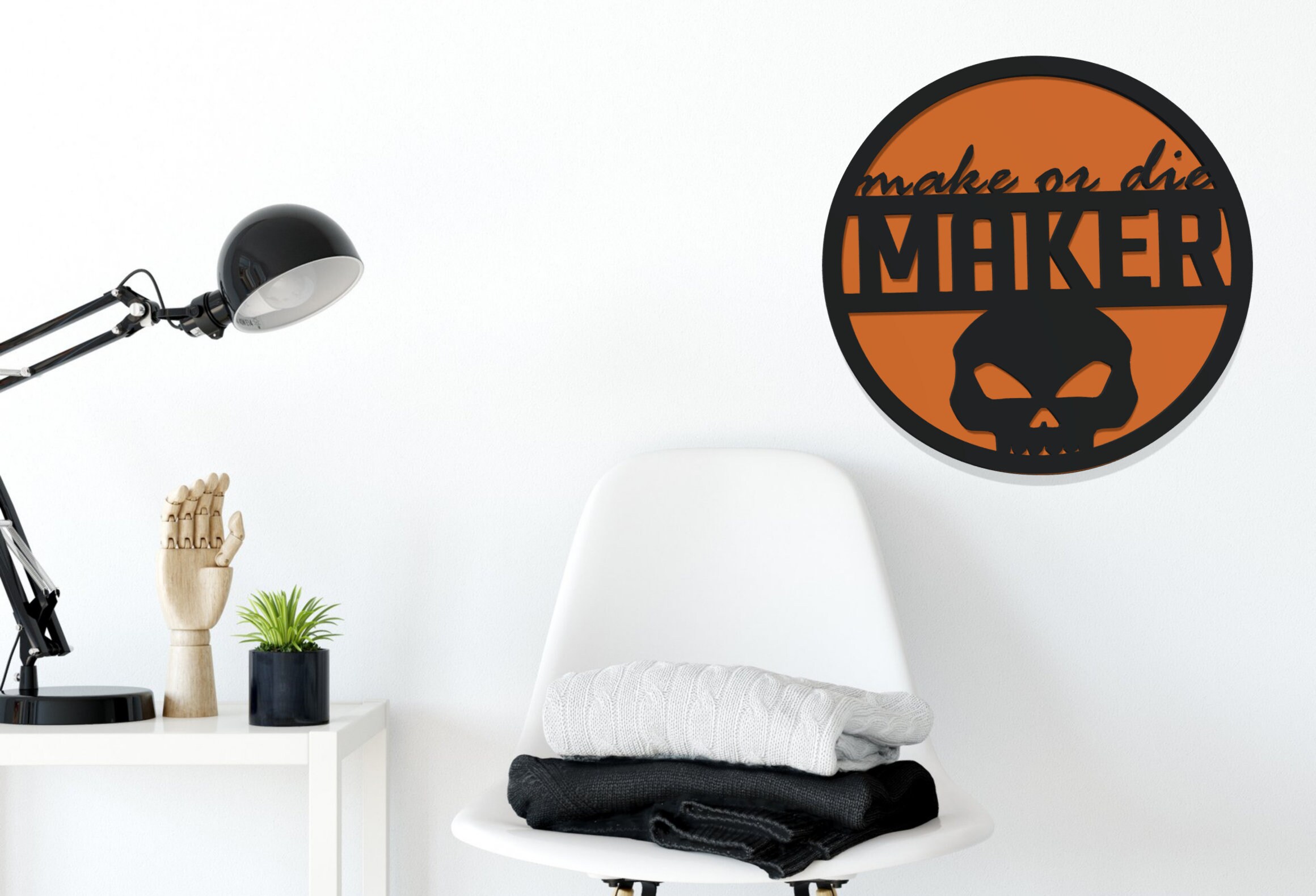 Maker Sign Template SVG File. Digital Downloadable PDF File Template ...