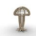 Mushroom 3D Laser Cut Template. Digital Download File DIY Modern ...
