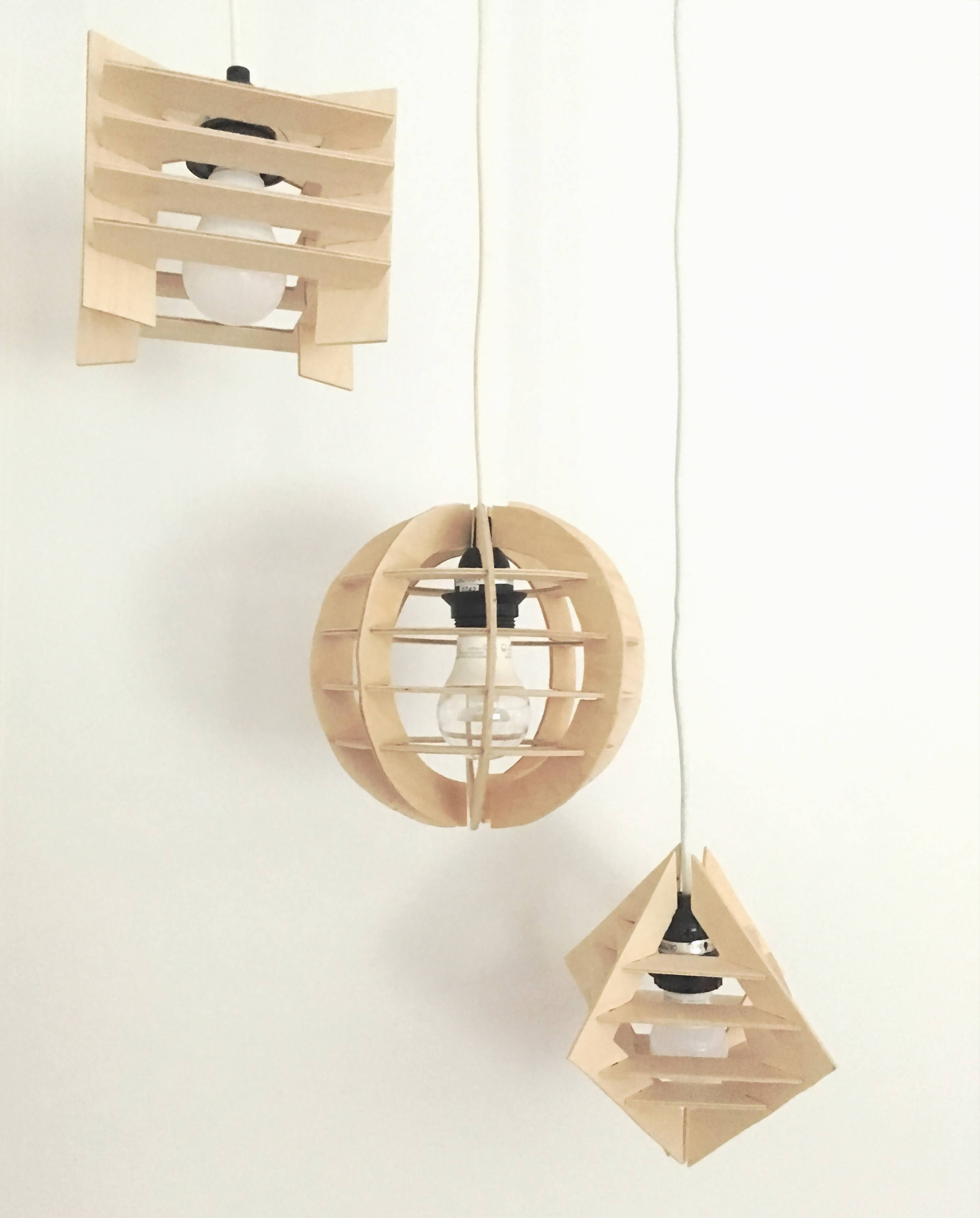 Octahedron 3D Wood Model Template. Digital Template to DIY Modern ...