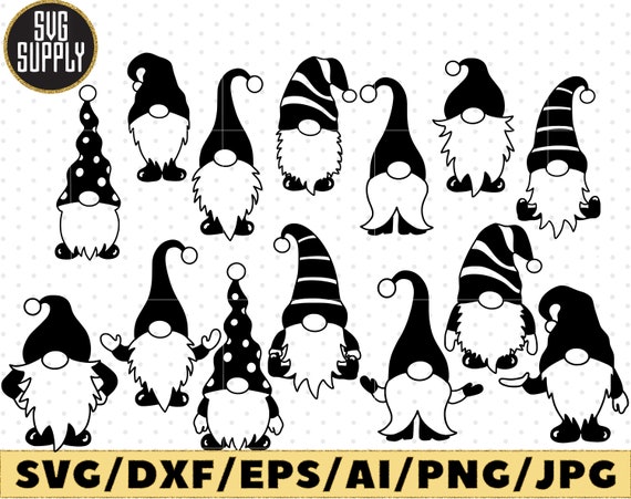 Gnome Bundle SVG Gnomies SVG Cut File for Silhouette Cameo - Etsy