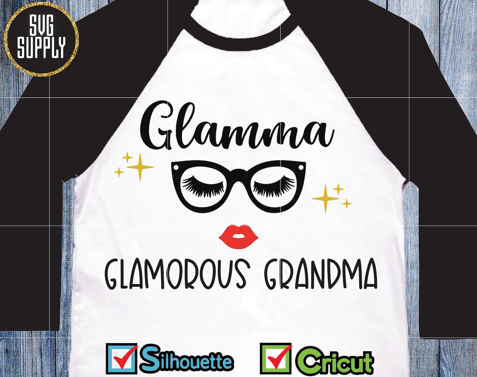 Glamma Svg Nana Svg Grandma Svg Glamorous Grandma Svg Cut File Etsy