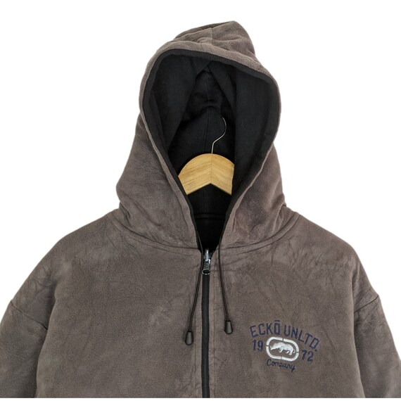Vintage 2000's ECKO UNLTD Big Logo Winter Parka Fleec… - Gem