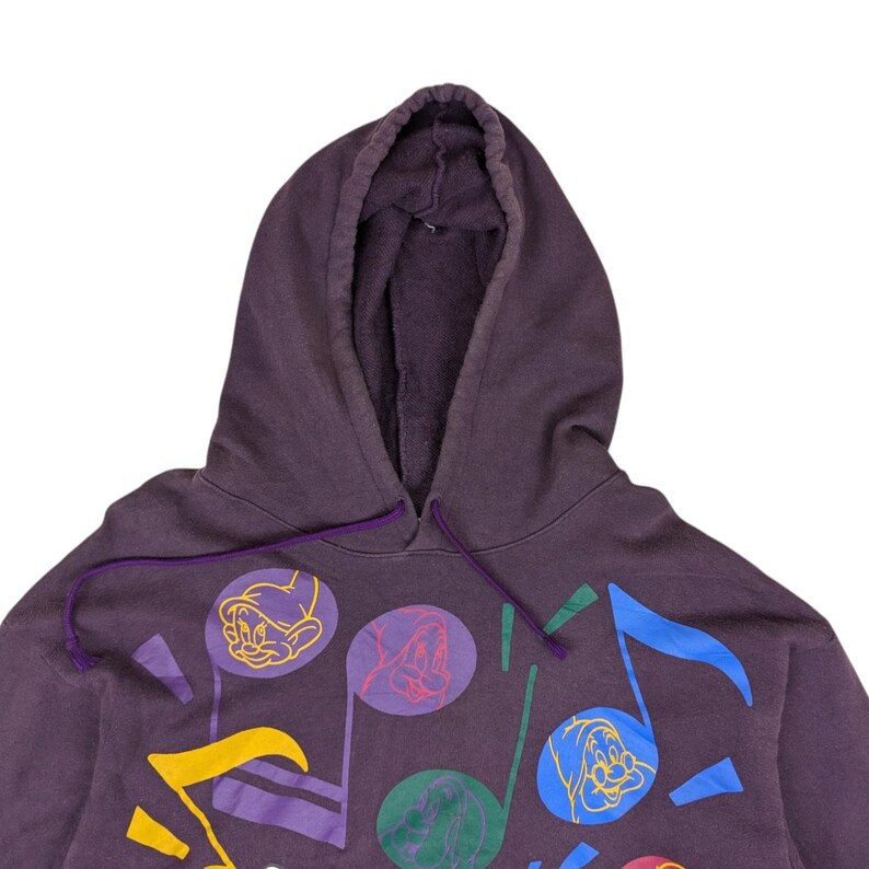 Vintage 2000's WALT DISNEY Grumpy Seven Dwarfs Hoodie Snow White ...