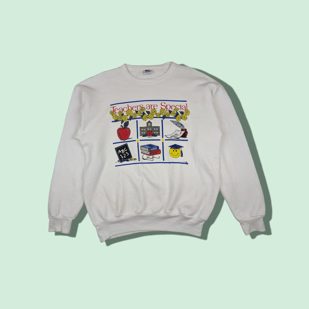 Vintage 90's TEACHER'S DAY Graduation Jumper Vintage Teacher Are ...