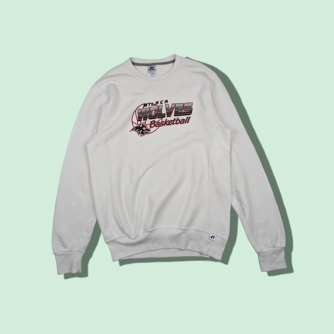Vintage MILACA WOLVES Basketball NBA Jumper Milaca Wolves Sweatshirt ...