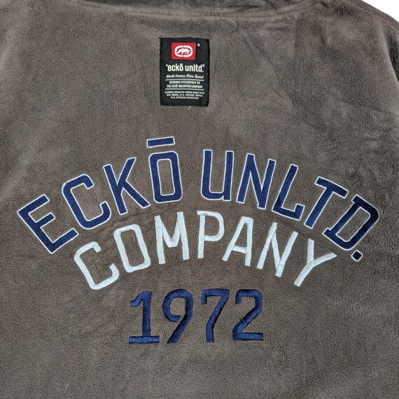 Vintage 2000's ECKO UNLTD Big Logo Winter Parka Fleec… - Gem
