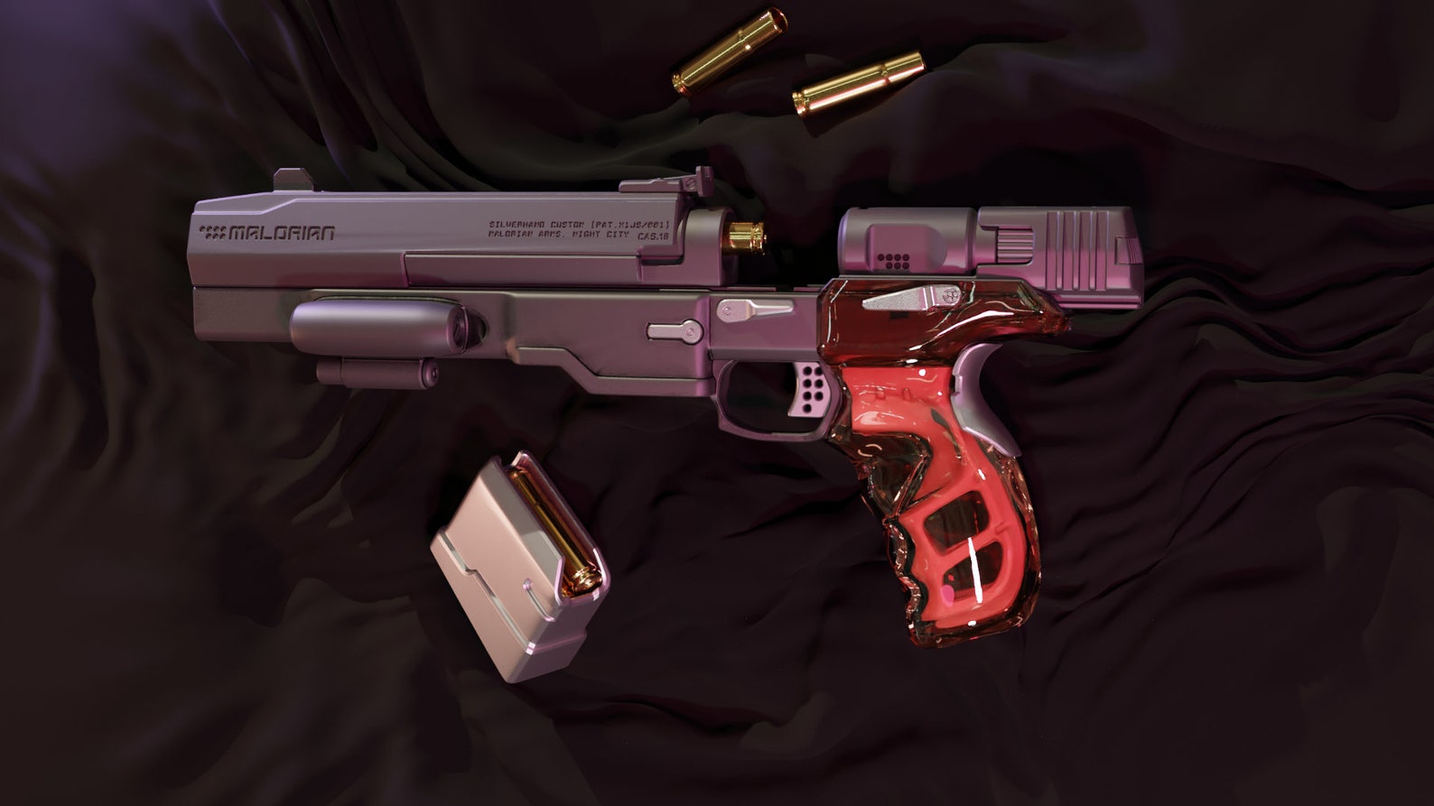 CYBERPUNK 2077 Malorian Arms 3516 JOHNNY SILVERHAND 3D | Etsy