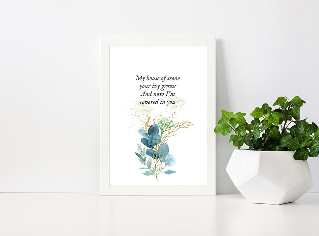 Taylor Swift Evermore Song "ivy" Digital Download Poster | Printable ...