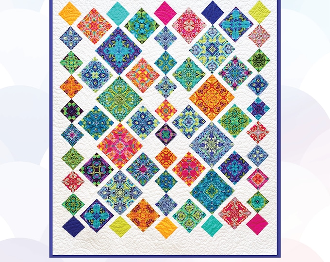 Margo Modern Quilt Pattern PDF Digital Throw Size - Etsy Australia