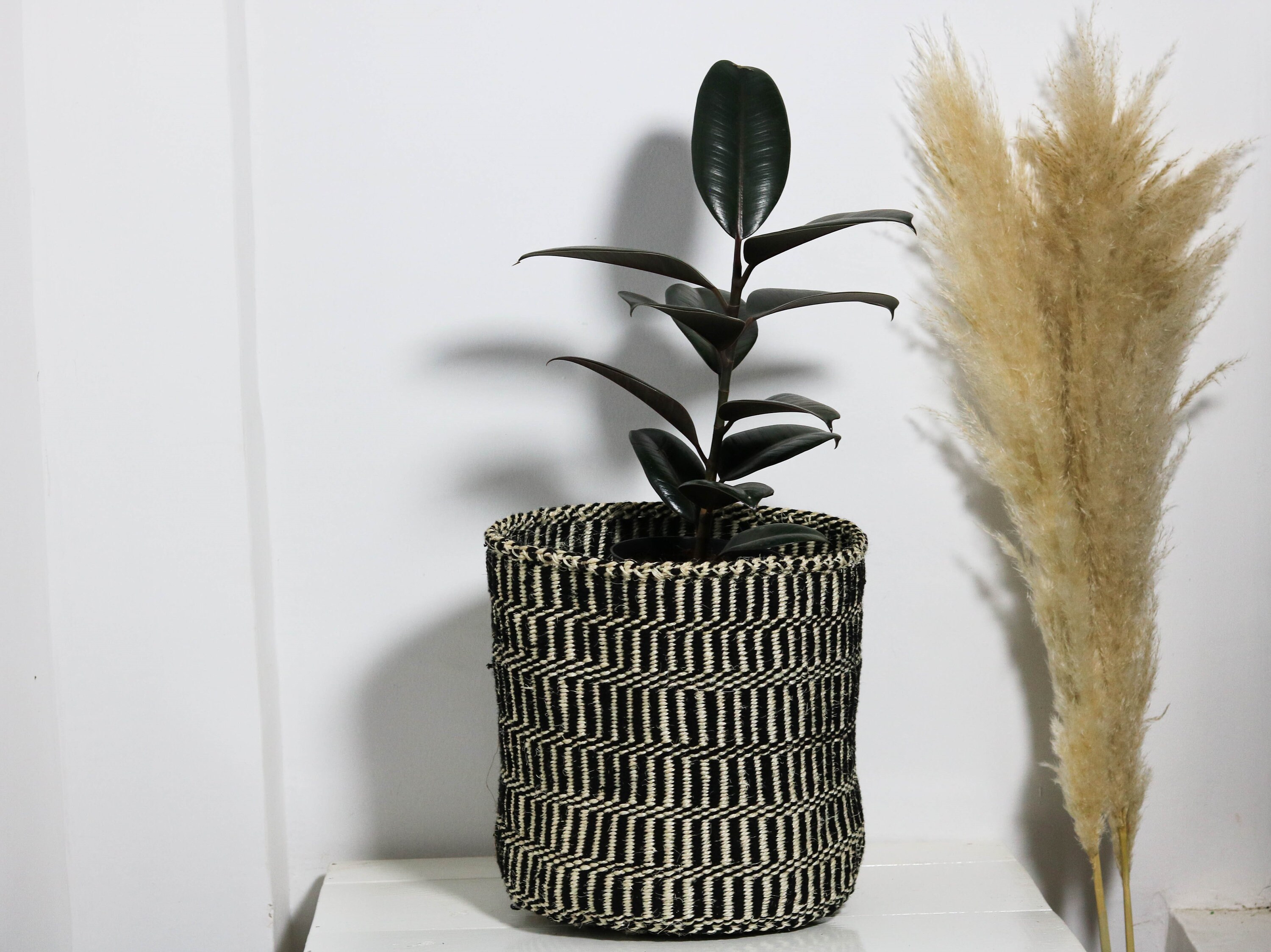 Sisal Woven Planters, African Woven Baskets, Woven Yarn Baskets, Woven ...