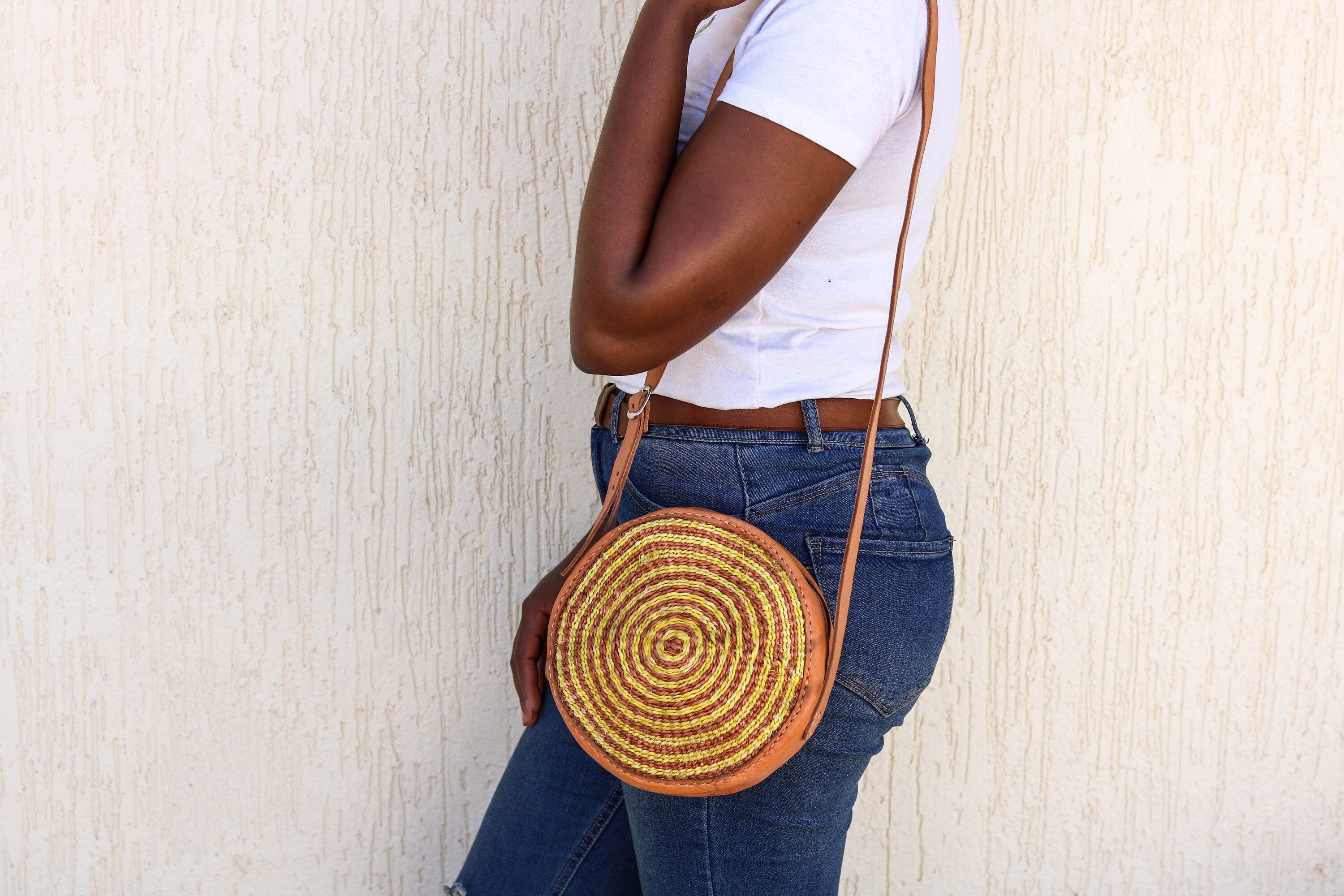 Woven Sisal Bag Boho Sling Bag Woven Tote Bag African Sisal - Etsy